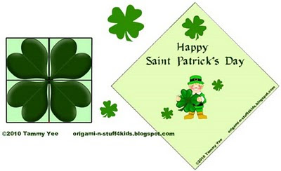 Origami n' Stuff 4 Kids: Saint Patrick's Day Origami Greeting