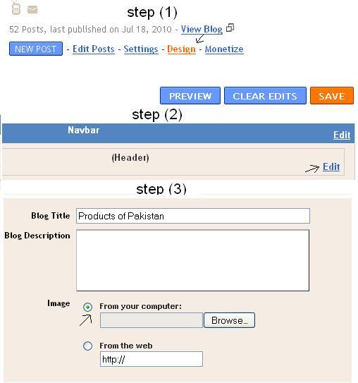 Arto`craft: How to Add image in Blogger Header