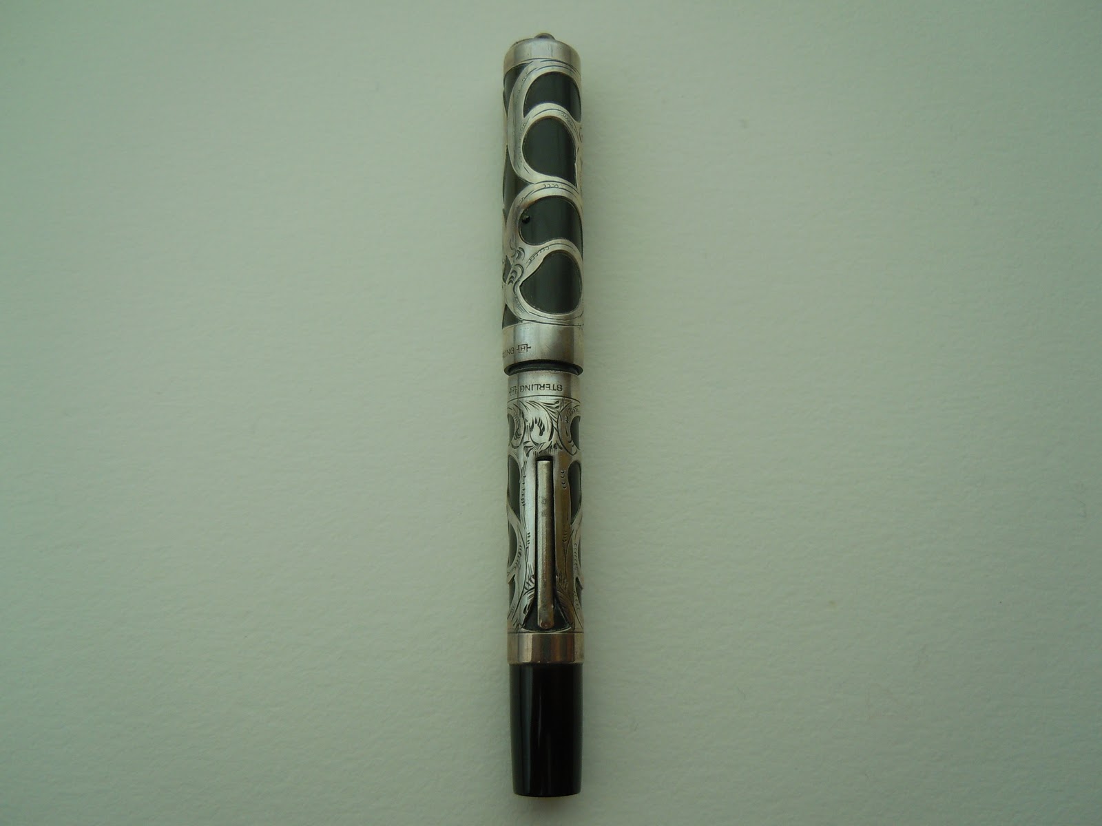 old fountain pens just for fun: HEATH sterling silver filigree overlay ...