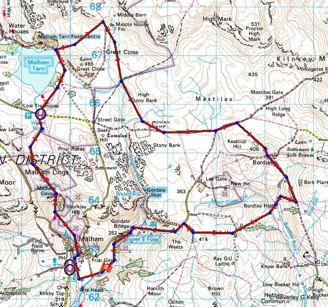H T Fell Walking Club: A Walk from Malham