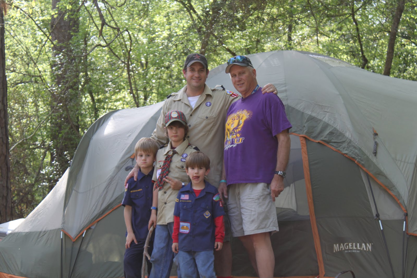 Tiny E: Spring 2010 Cub Scout Family Campout