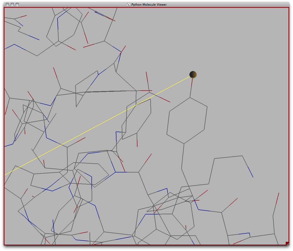 Python Molecular Viewer: Measure Distance in PMV