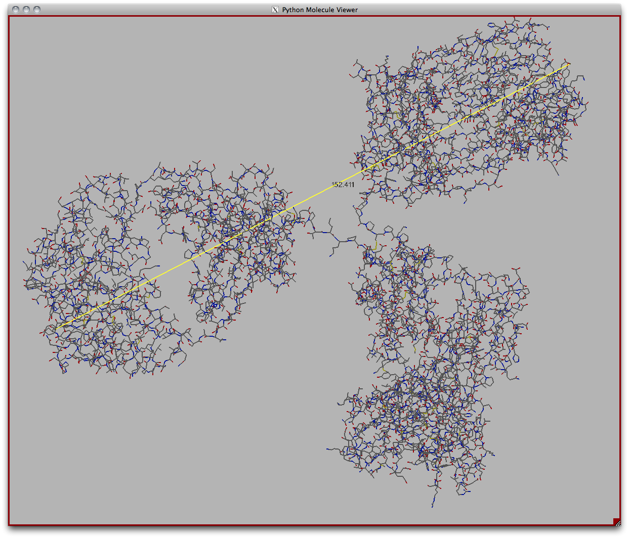 Python Molecular Viewer: Measure Distance in PMV