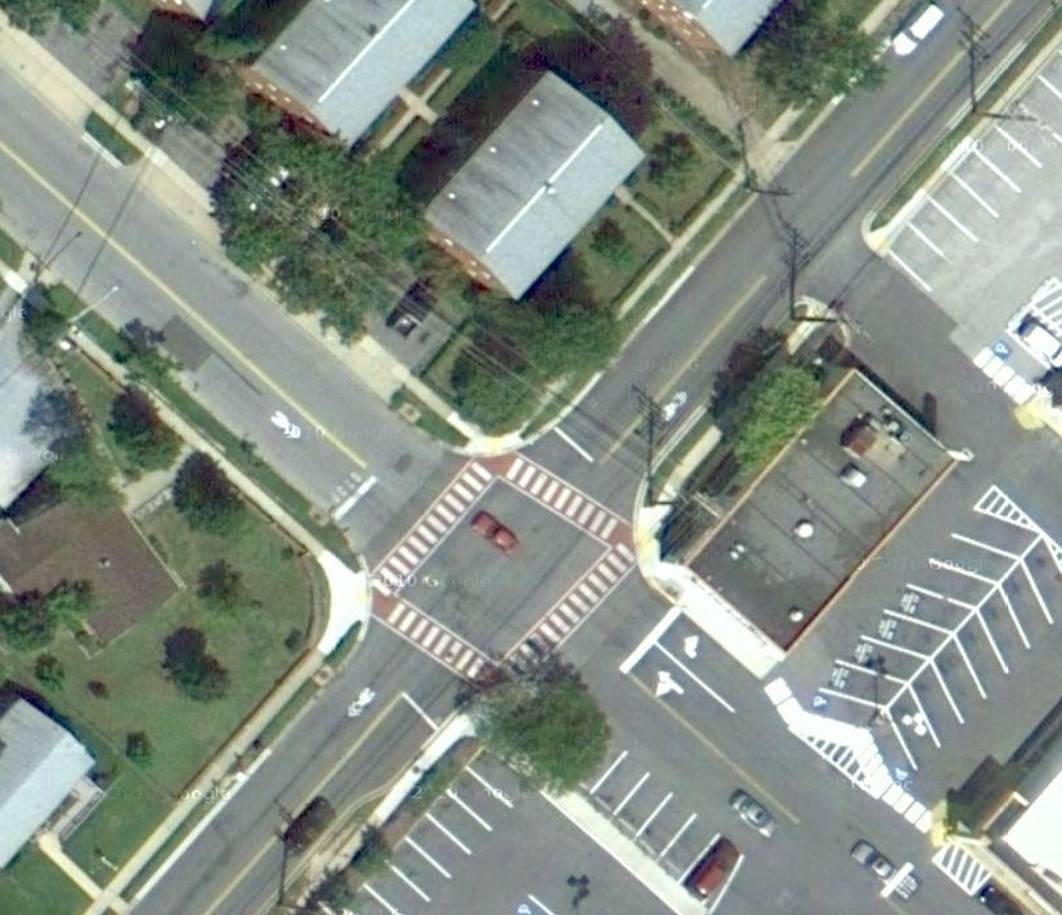 WALK LAUREL: Aerial view of Laurel: Google updates its maps