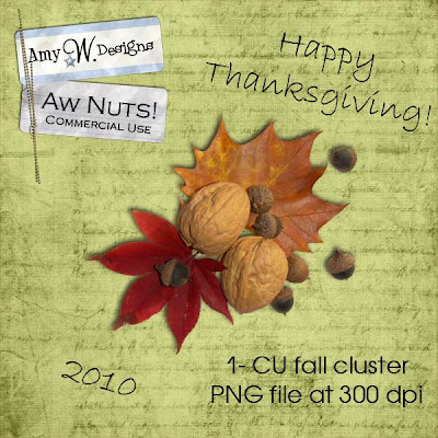 Amy W.'s Scrap-A-Lot: Fall Catch Up! And a CU freebie!