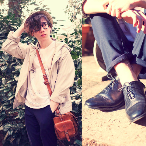 Thalia and Reproduction: moscot glasses + young hottie