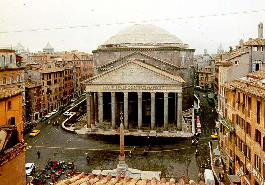 Milenioscopio: Exterior del Panteón de Roma.