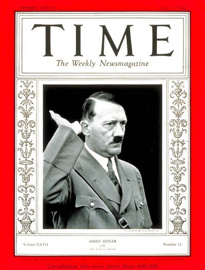 Milenioscopio: Adolf Hitler en Time Magazine.