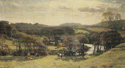 British Art: David Farquharson - Cattle Grazing