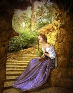 Pre Raphaelite Art: Solitaire Miles and Arthur Hughes (post)