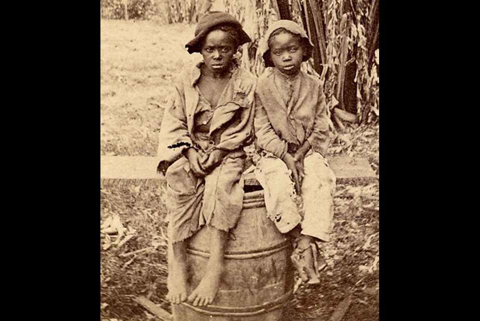 British Art: Slave children, c. 1860's