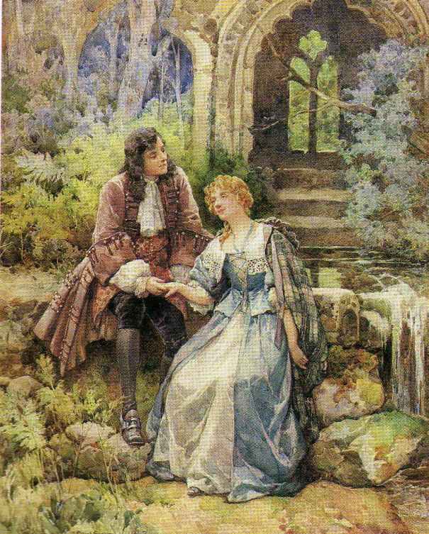 British Art: Henry Gillard Glindoni - The Betrothal