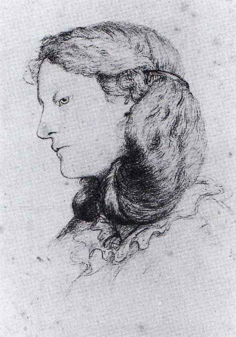 Pre Raphaelite Art: Elizabeth Eleanor Siddal by Dante Gabriel Rossetti 1861