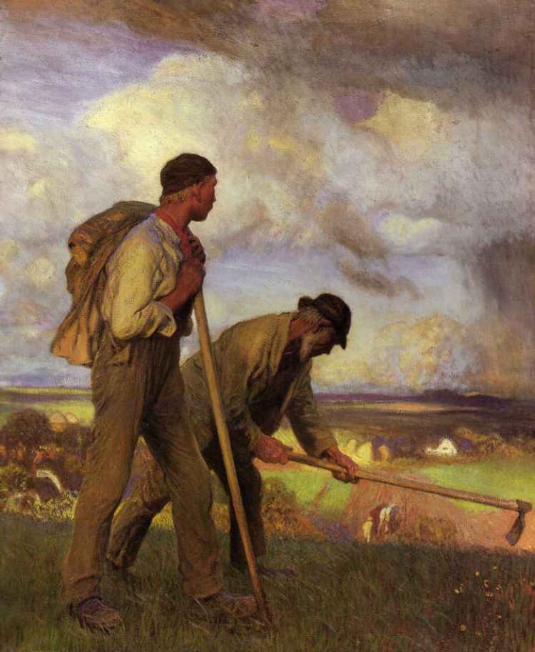 British Art: (Sir) George Clausen - The Boy and the Man