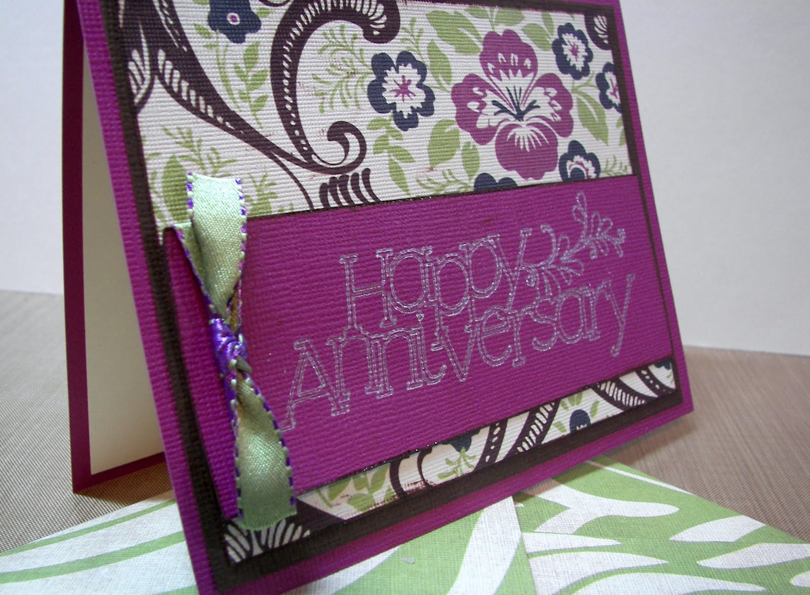 BlueRoomInk My Sister s Anniversary Card