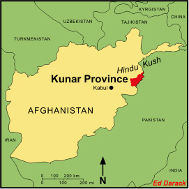 Kunar Afghanistan Map