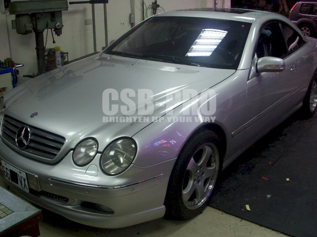 CSB-PRO AUTOLIGHT TRADING: MERCEDES BENZ CL55 WITH CUSTOM DRL