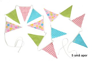 5 Små Apor: Nya vimplar/flaggspel i butiken