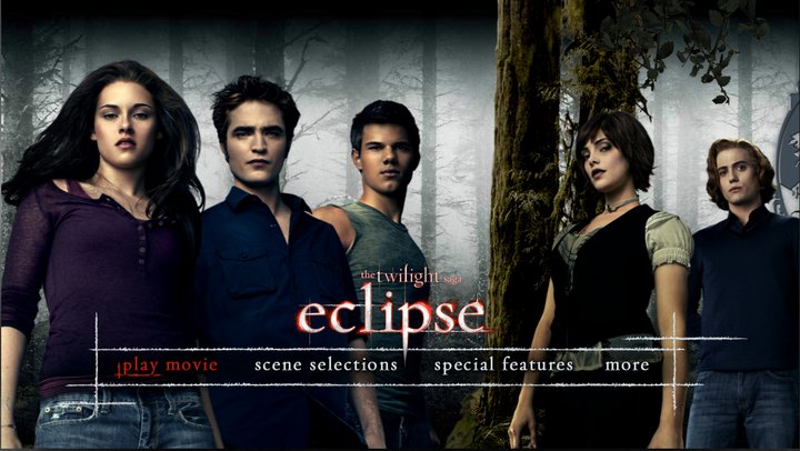 Twilighter News- Vampires: Menu do DVD de Eclipse!