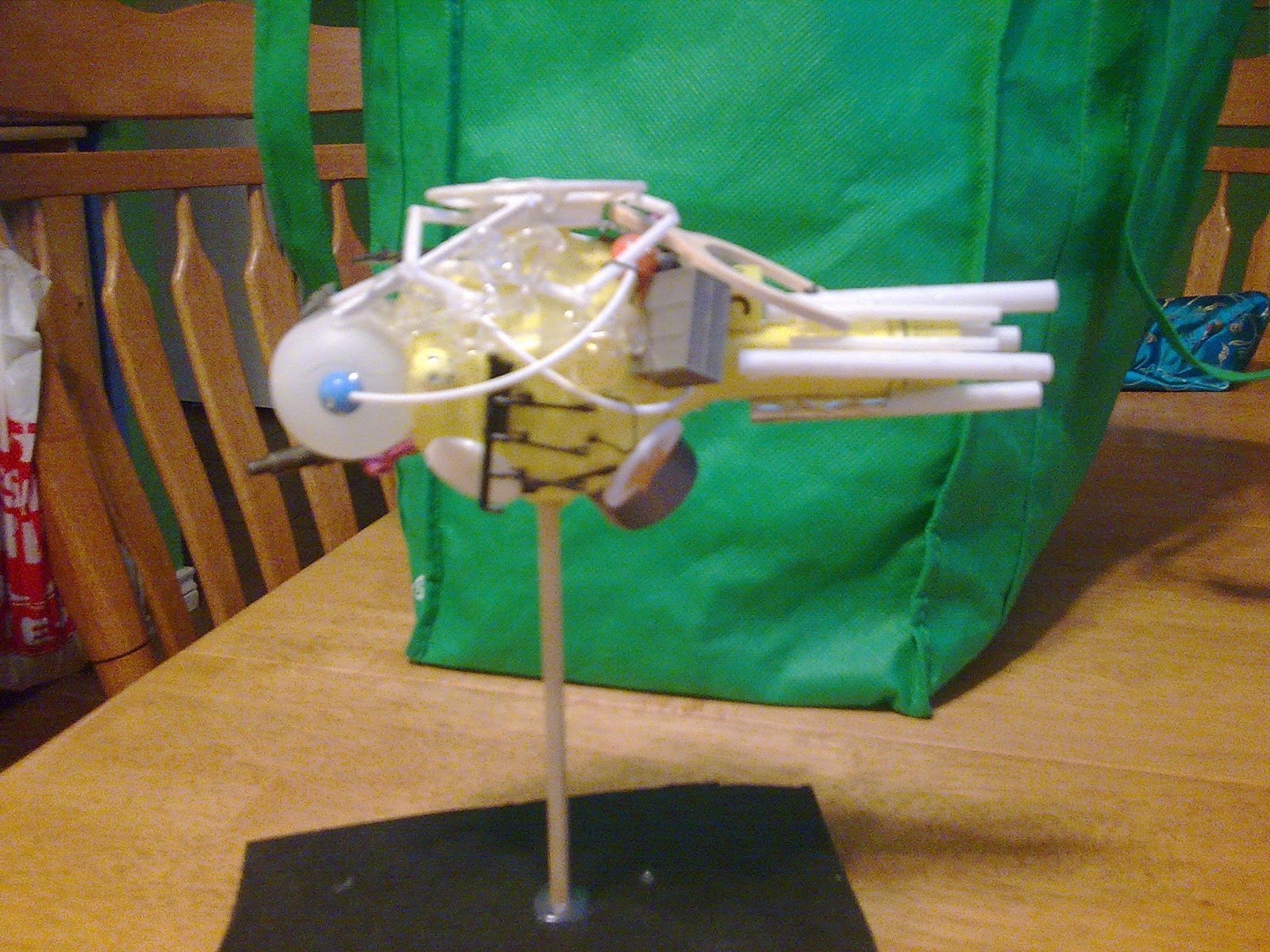 Anecdotal Evidence: Junk spaceship model