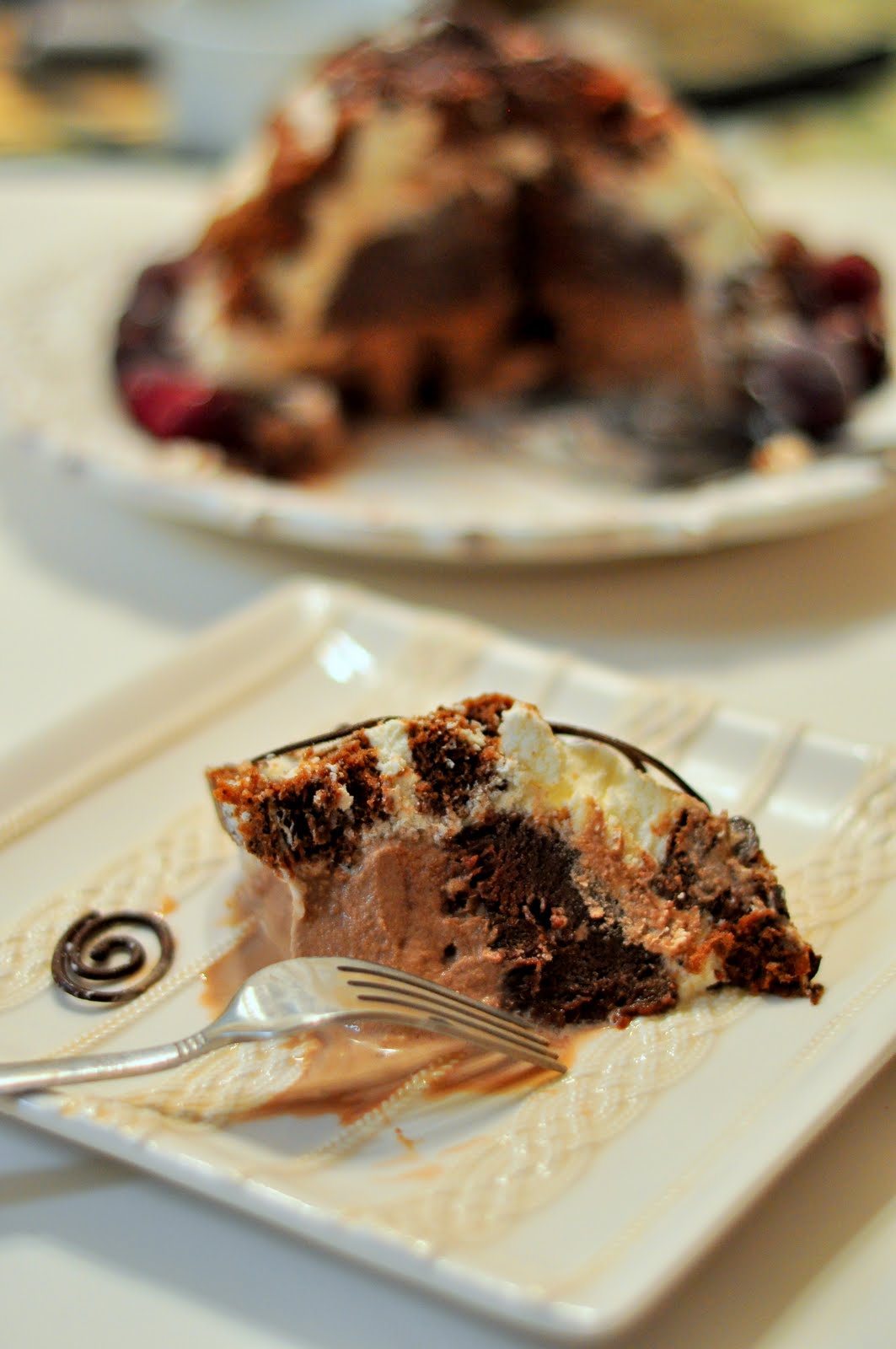 Tasty treats: Swiss Swirl Icecream Cake for DB Challenge!