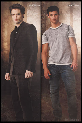 Rob And Kris Latinoamerica: Foto de Edward y Jacob en New Moon!!