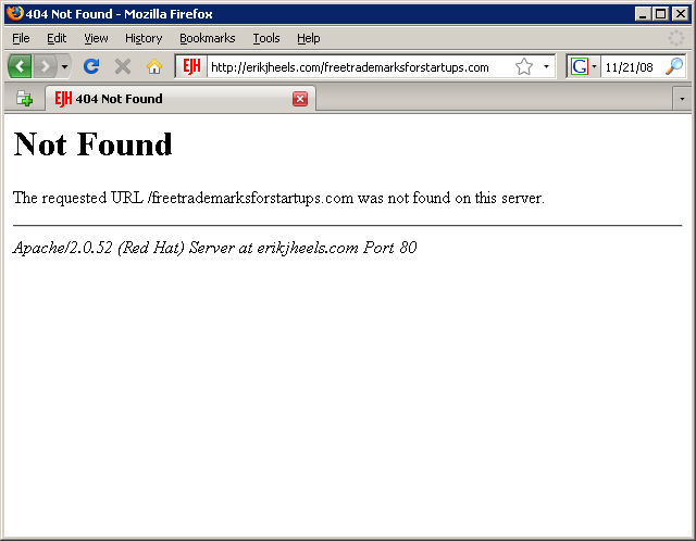 Internet Support 404 Error 