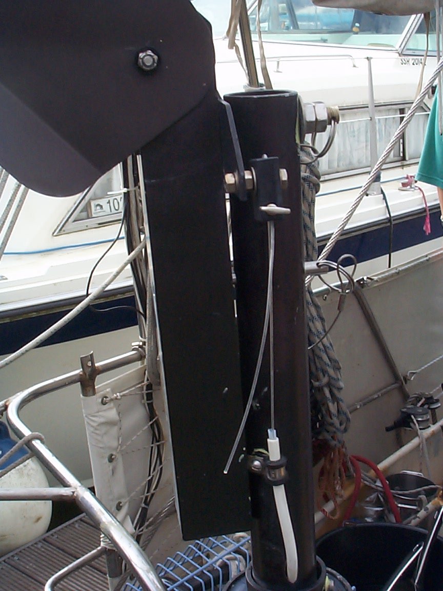 girl in a gale: CVane self made wind-vane self steering