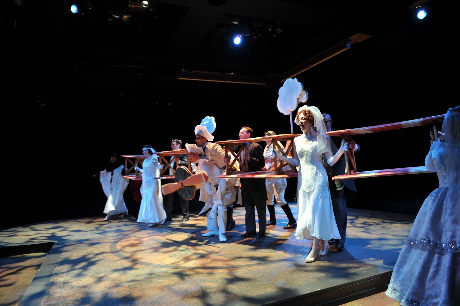 Theatre Projects: Assembling an airplane