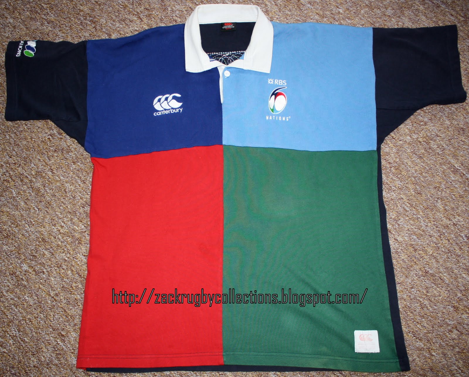 ZackRugby Collections®: Six Nations 2008 Rugby Jersey