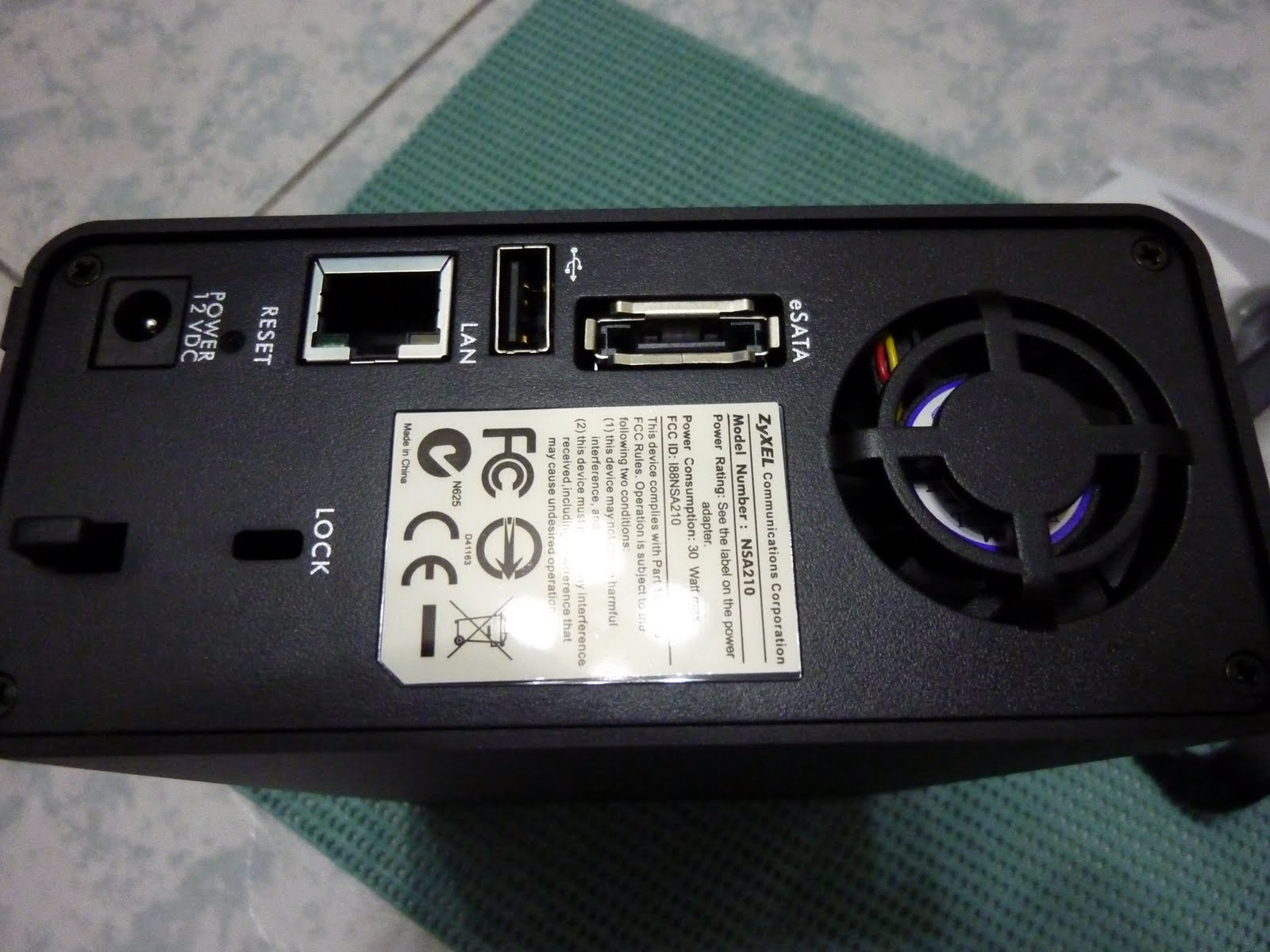 JC: ZyXEL NSA-210 開箱使用心得