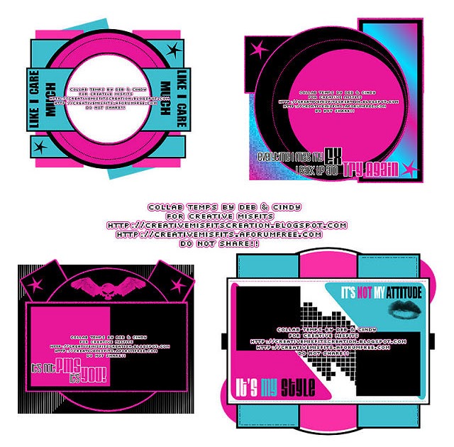 Creative Misfits Creations: •Collab Templates•
