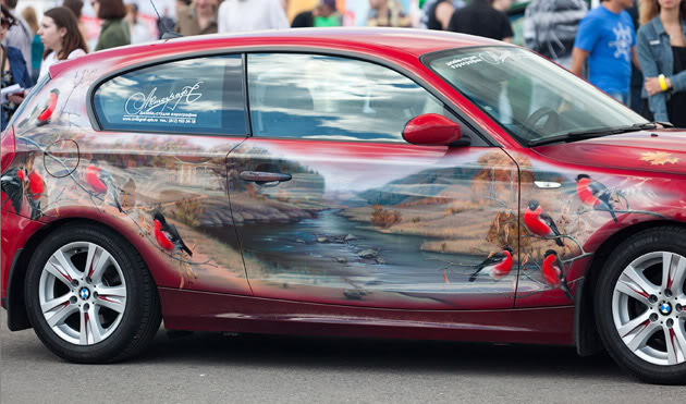 Auto cars Body Paint: 10 Amazing Airbrush Car Modification Photography