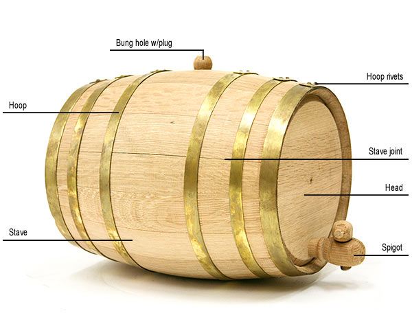 Mardel Souza::WHITE OAK BARRELS AND KEGS