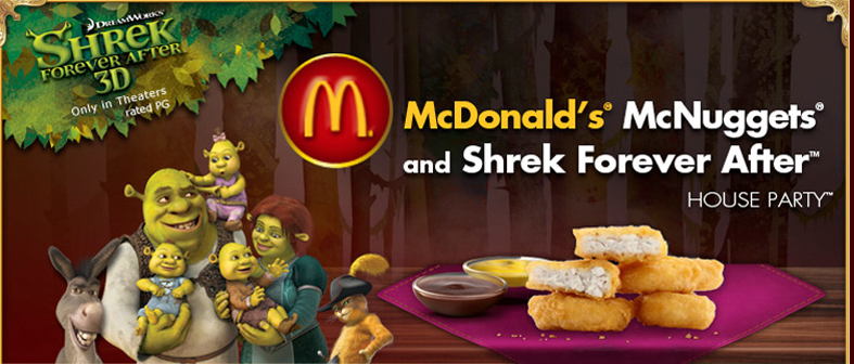 Host a McDonalds McNuggets and Shrek Forever After House Party