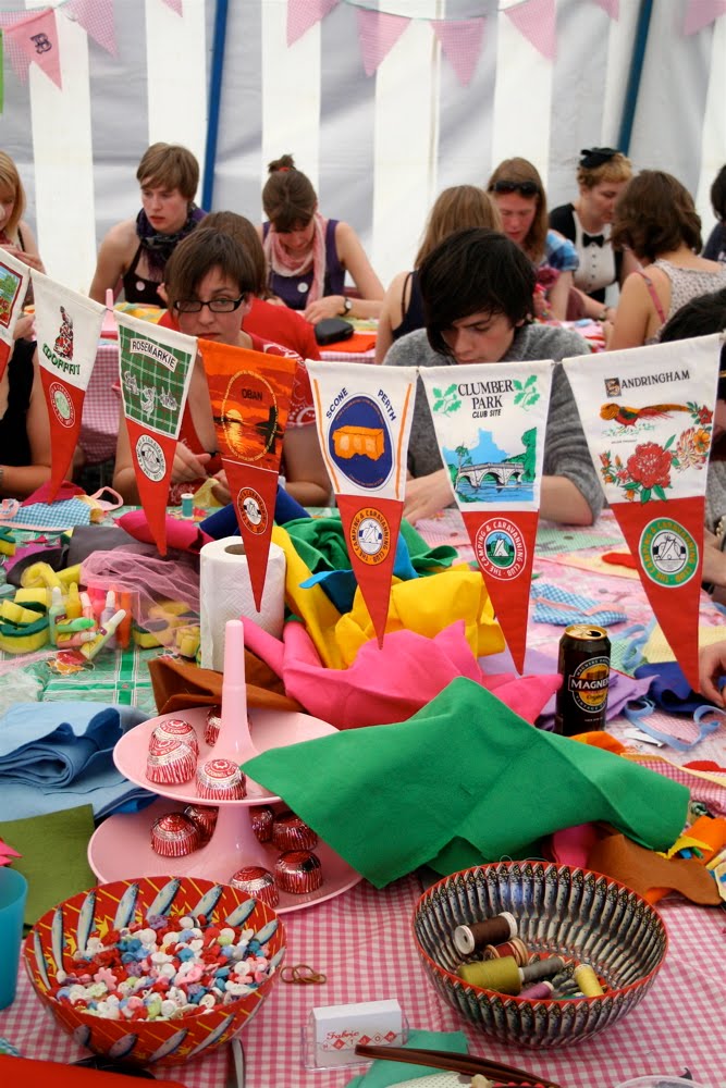 We Make London: Bunting Making Party at our Summer Fair