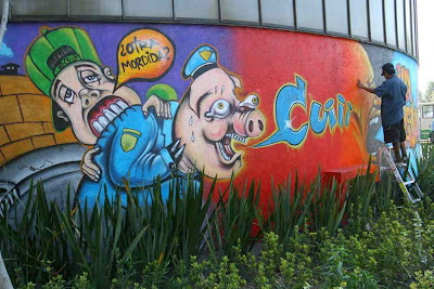 Find on street. All street graffiti.: Mexican graffiti