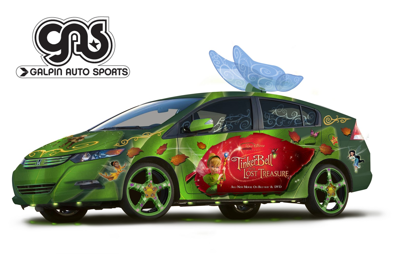 "Tinker Bell" Honda Insight Promotional Car (2009) ~ AUTOMOTIVE