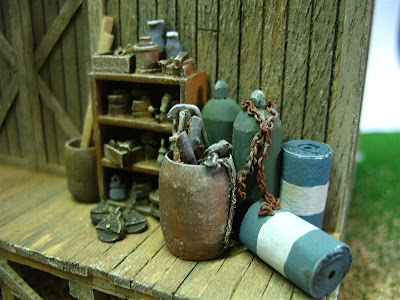 O Scale Dioramas: The Tool Shed