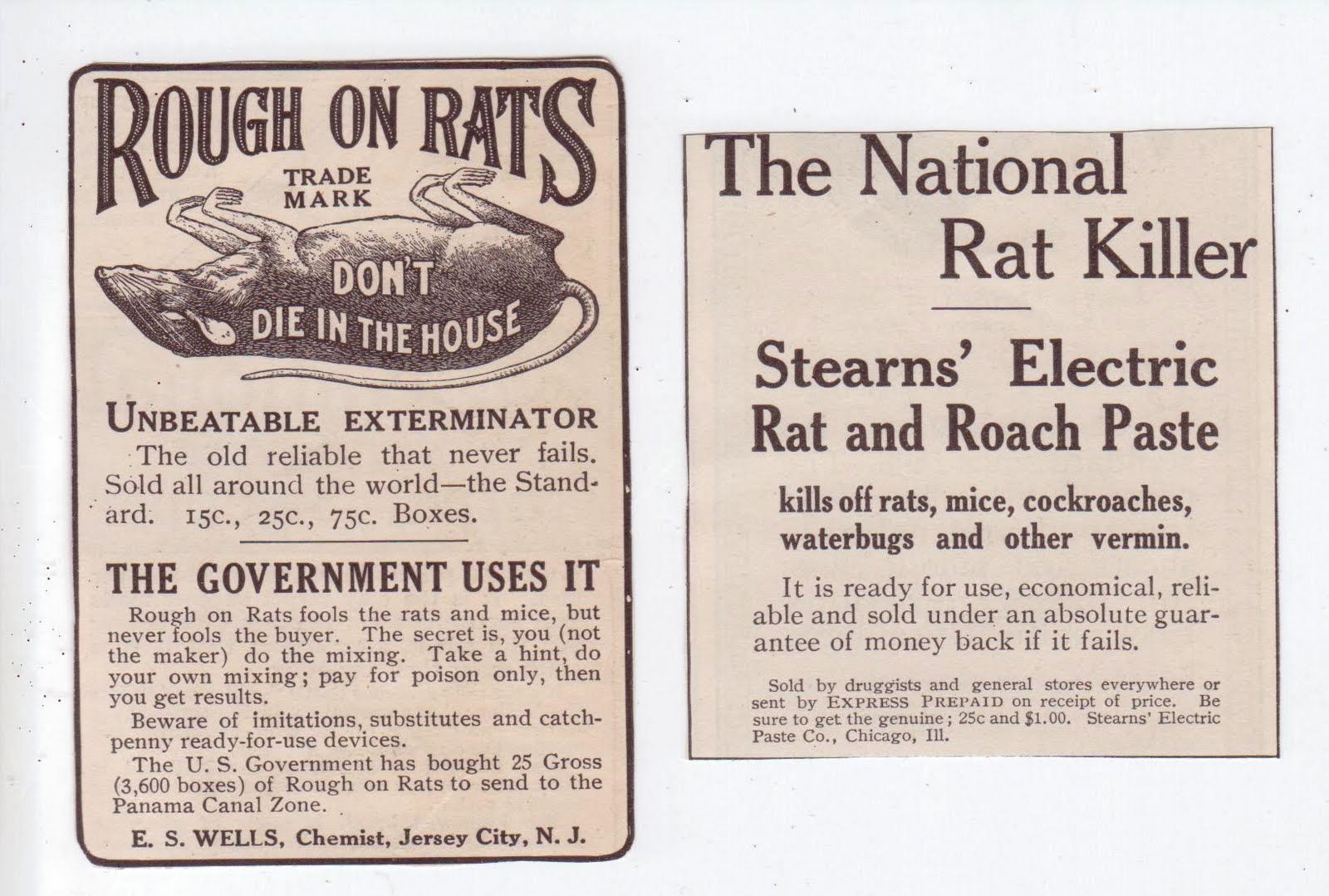 Maximum Embellishment: ROUGH ON RATS! - A VINTAGE IMAGE