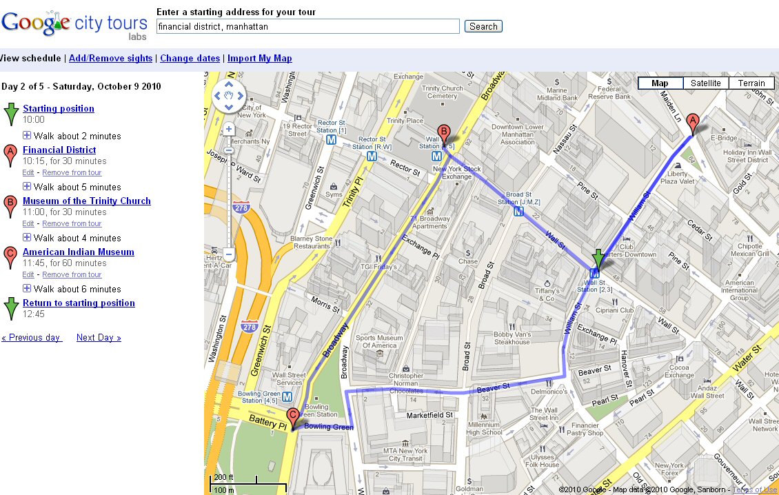 Big Apple Unpeeled!: Using Google City Tours for New York City