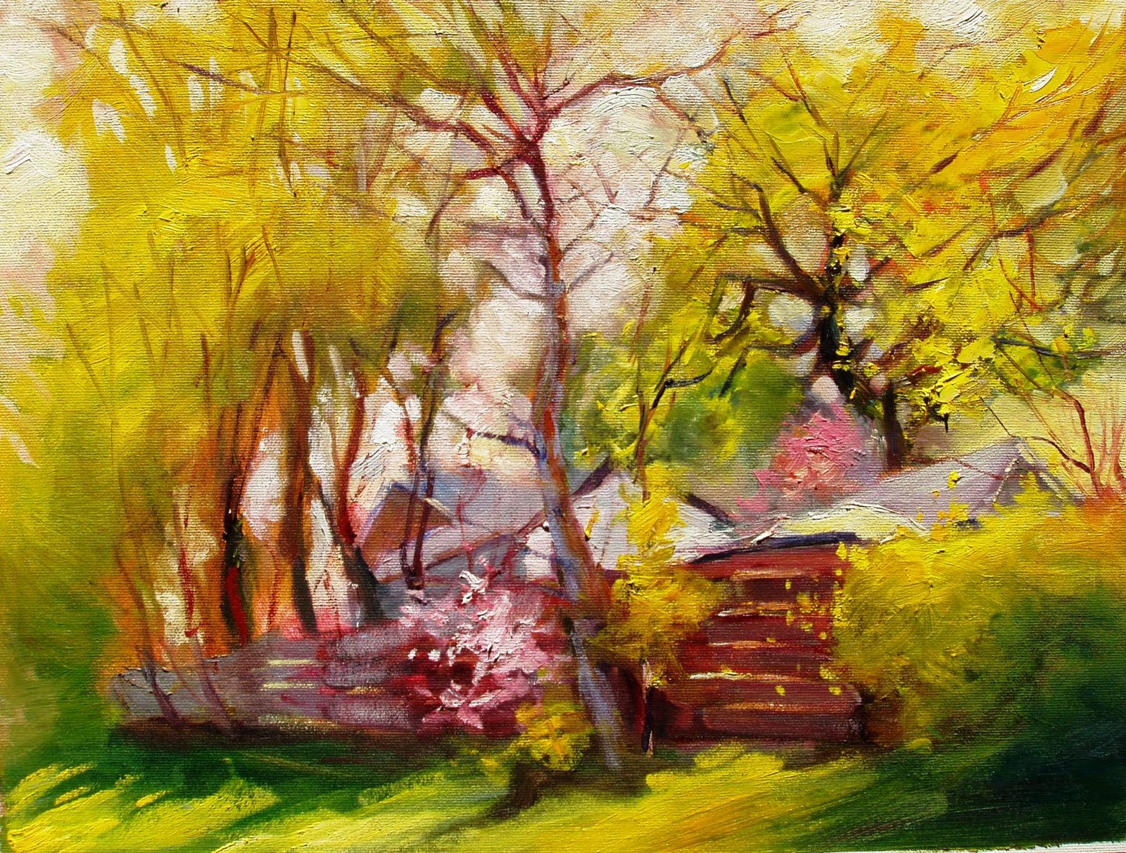 Capturing a Fleeting Moment ------- Weiming Zhao's Daily Plein Air ...