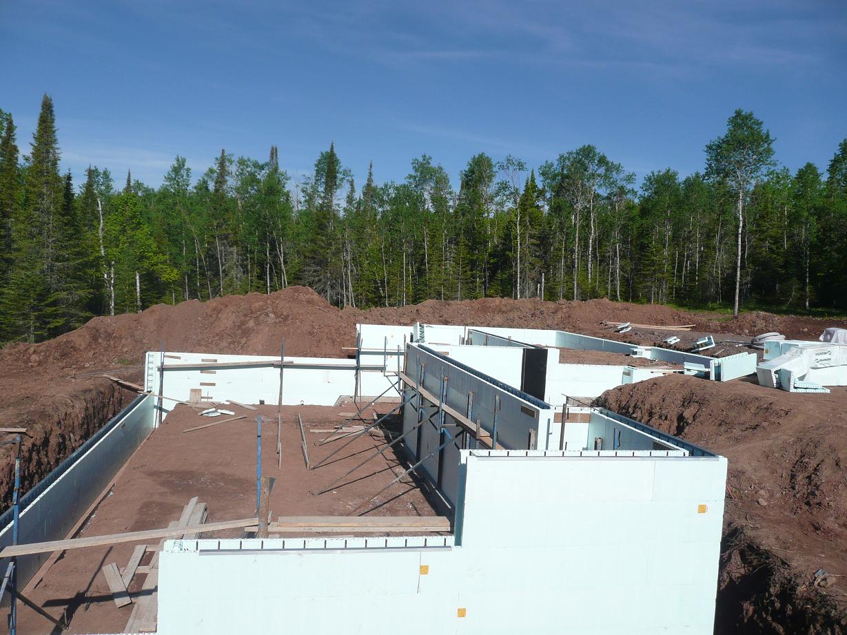 P and C Build a House: Foundation forms in