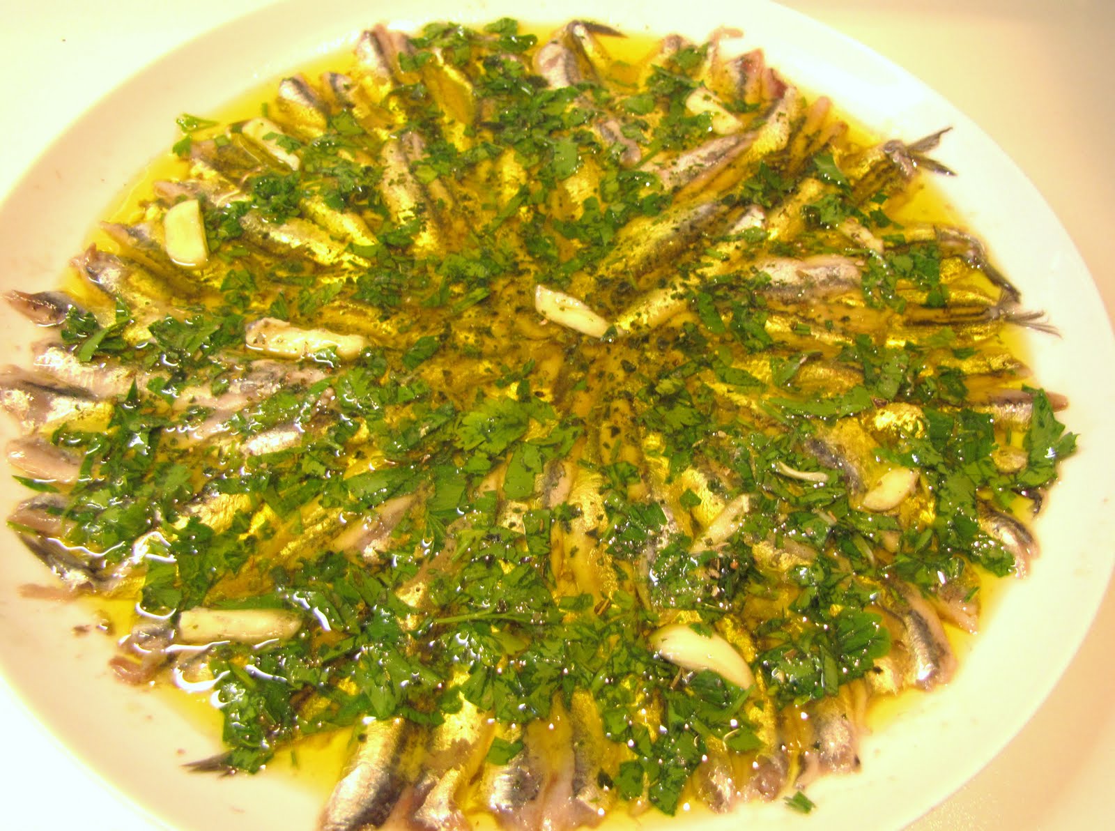 Le mie Ricette Favolose: Acciughe marinate alla ligure