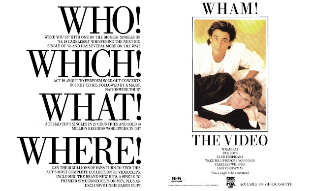 WHAM ! (Enjoy What You Do): Wham! The Video