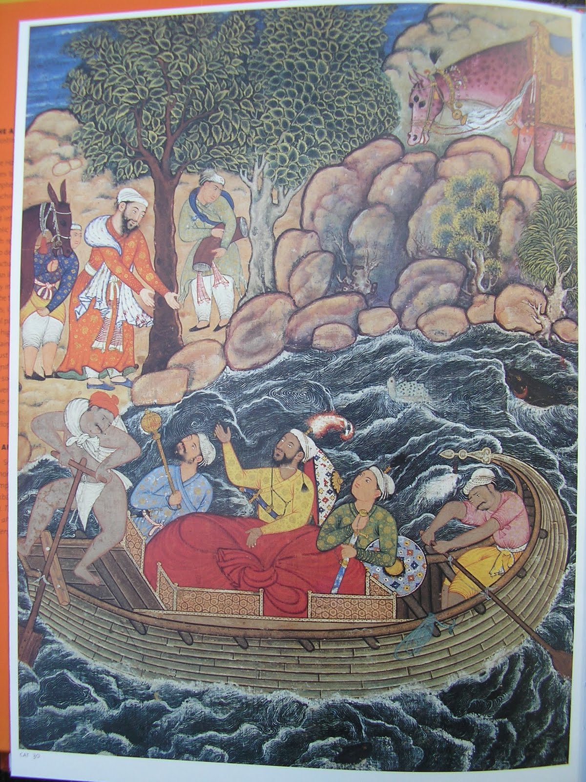 Janet Hyland's Paintings : Scribbles on Wood: Moghul Art