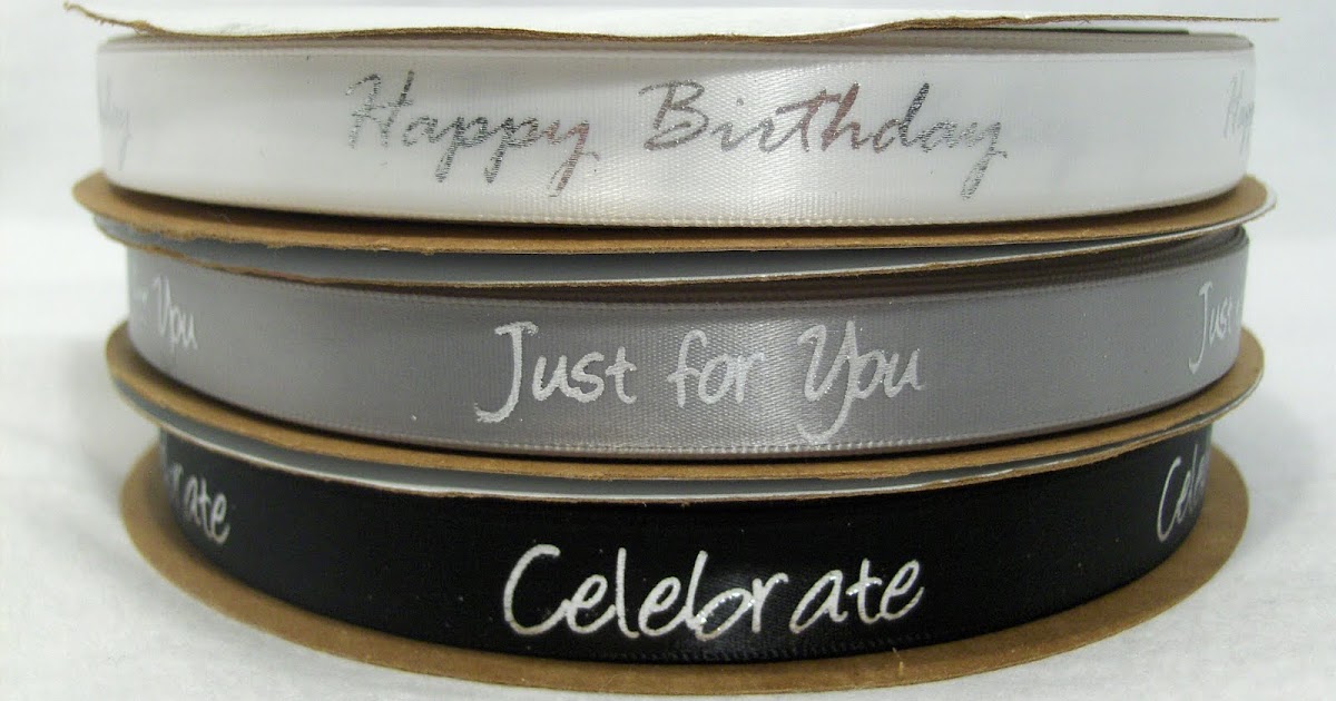 The Essential Packaging Store Blog: New Printed Ribbon!