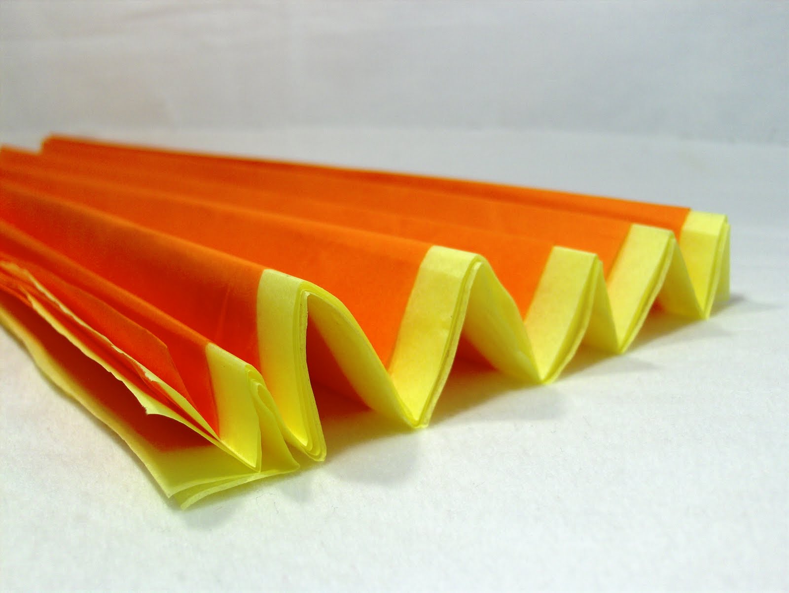 The Essential Packaging Store Blog: Tissue Flowers - Yellow and Orange!