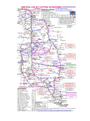 CARITO MARANCAR DAN SEKITARNYA: Peta Lintas Barat Sumatera