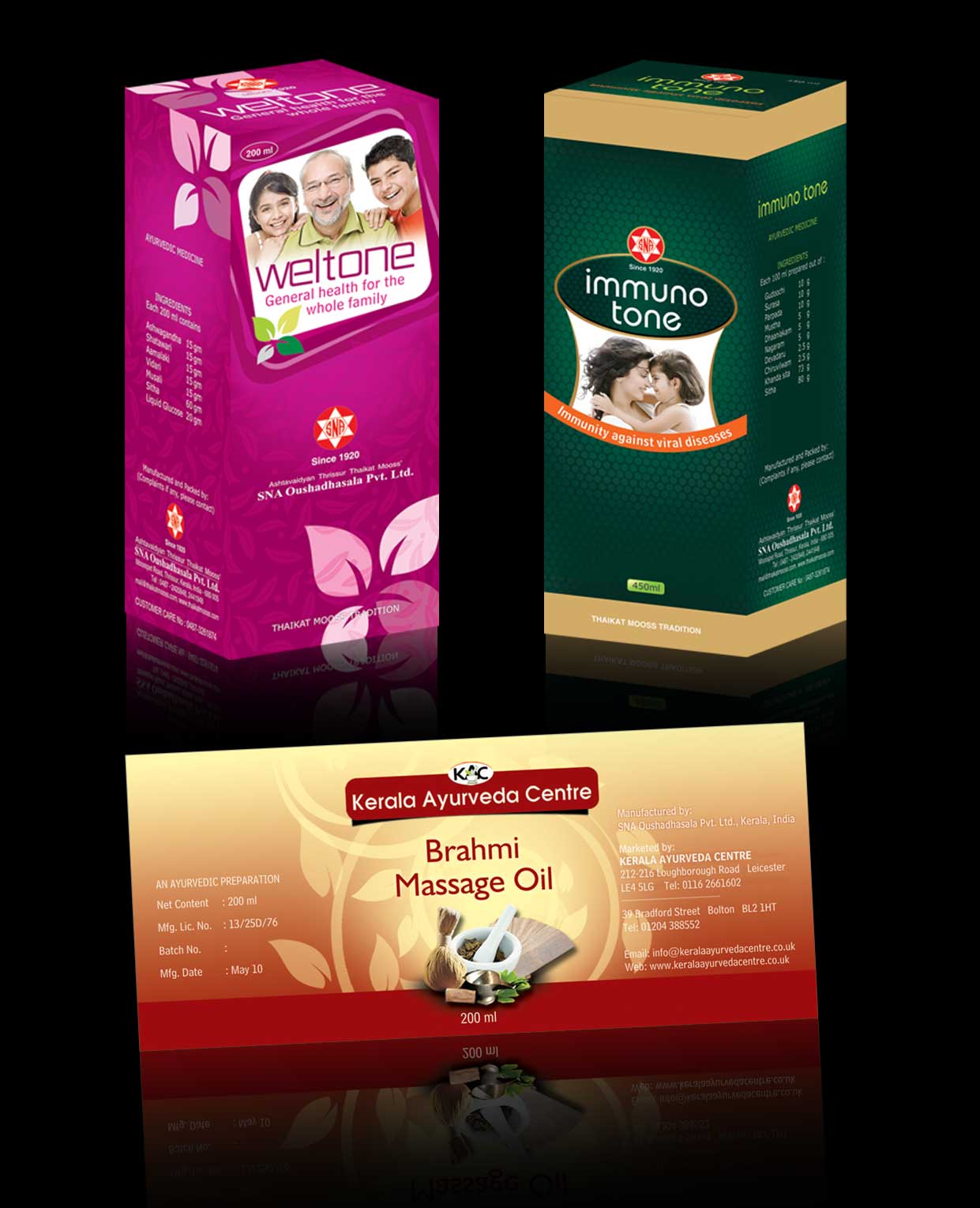 C & O ad-ventures: Ayurveda Carton and Package Design, Thrissur, Kerala